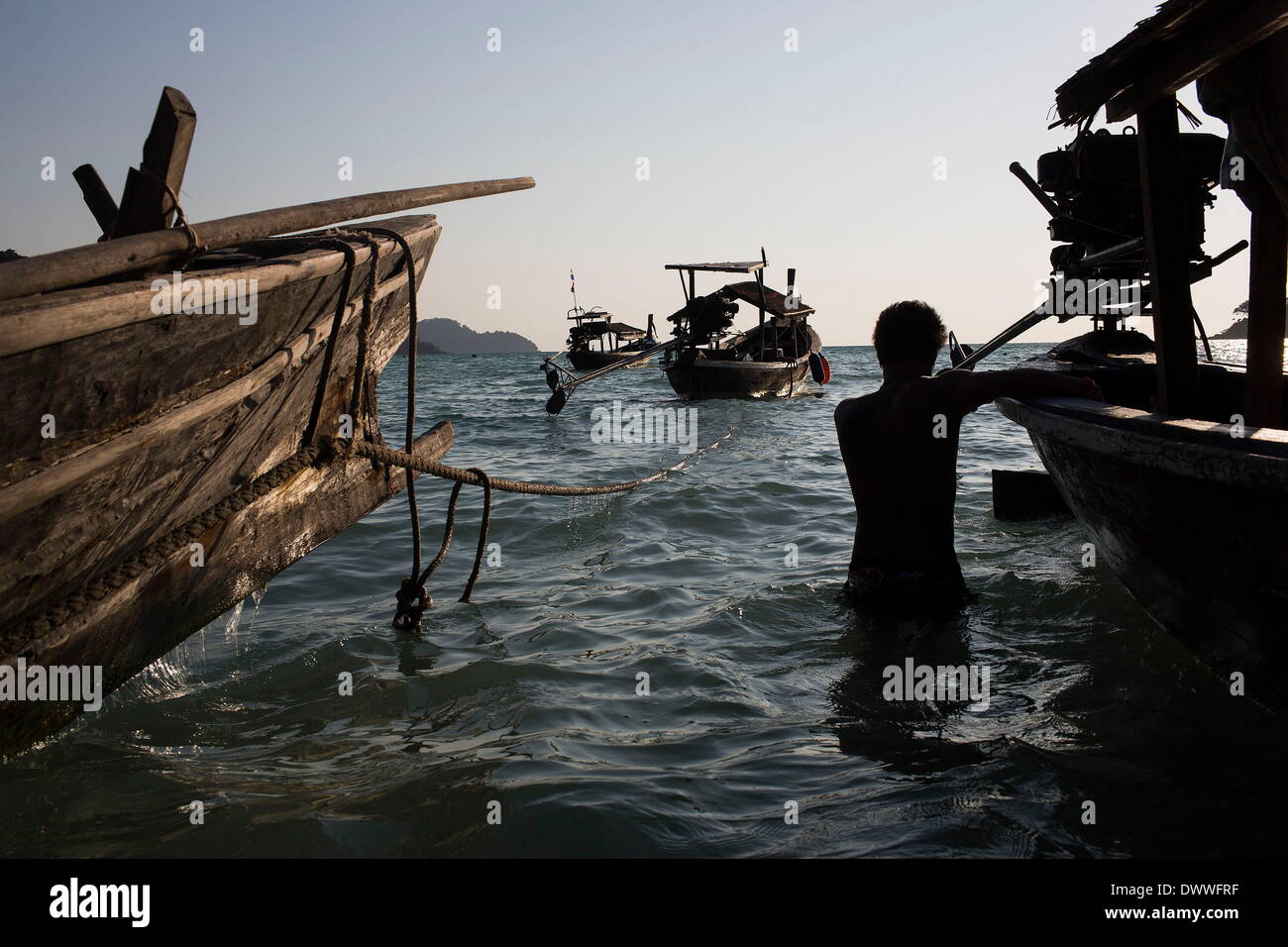 Moken sea gypsies in thailand hi-res stock photography and images - Alamy