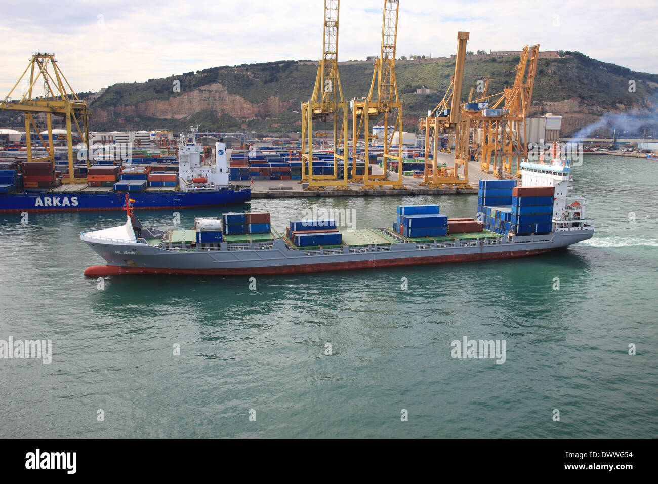 Leaving Port Of Barcelona Spain High Resolution Stock Photography and ...
