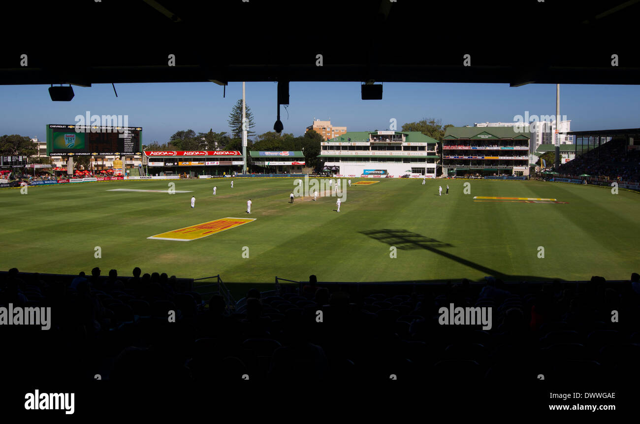 A general view of St Georges Park cricket ground in Port Elizabeth ...