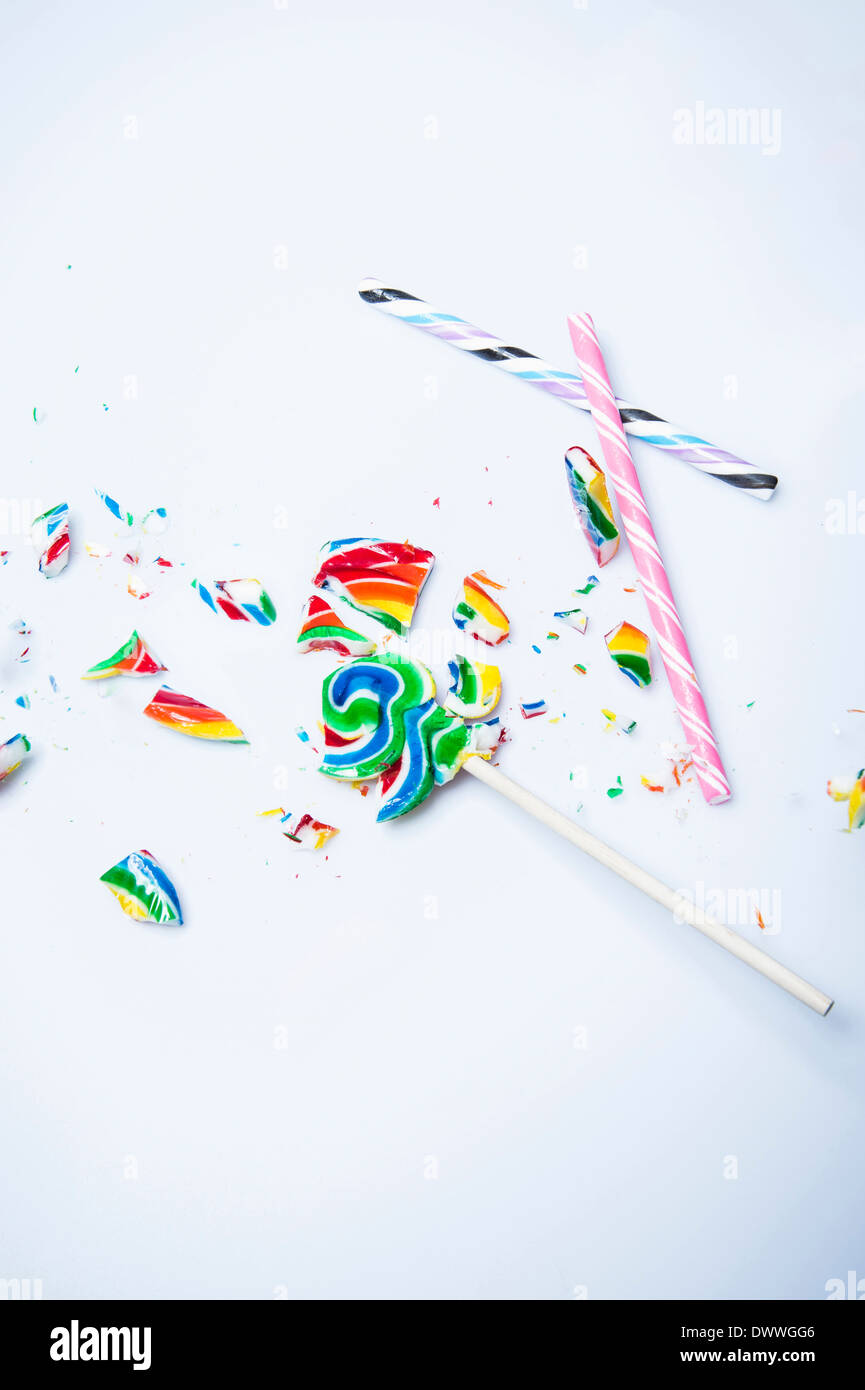 Broken Lollipop High Resolution Stock Photography and Images - Alamy