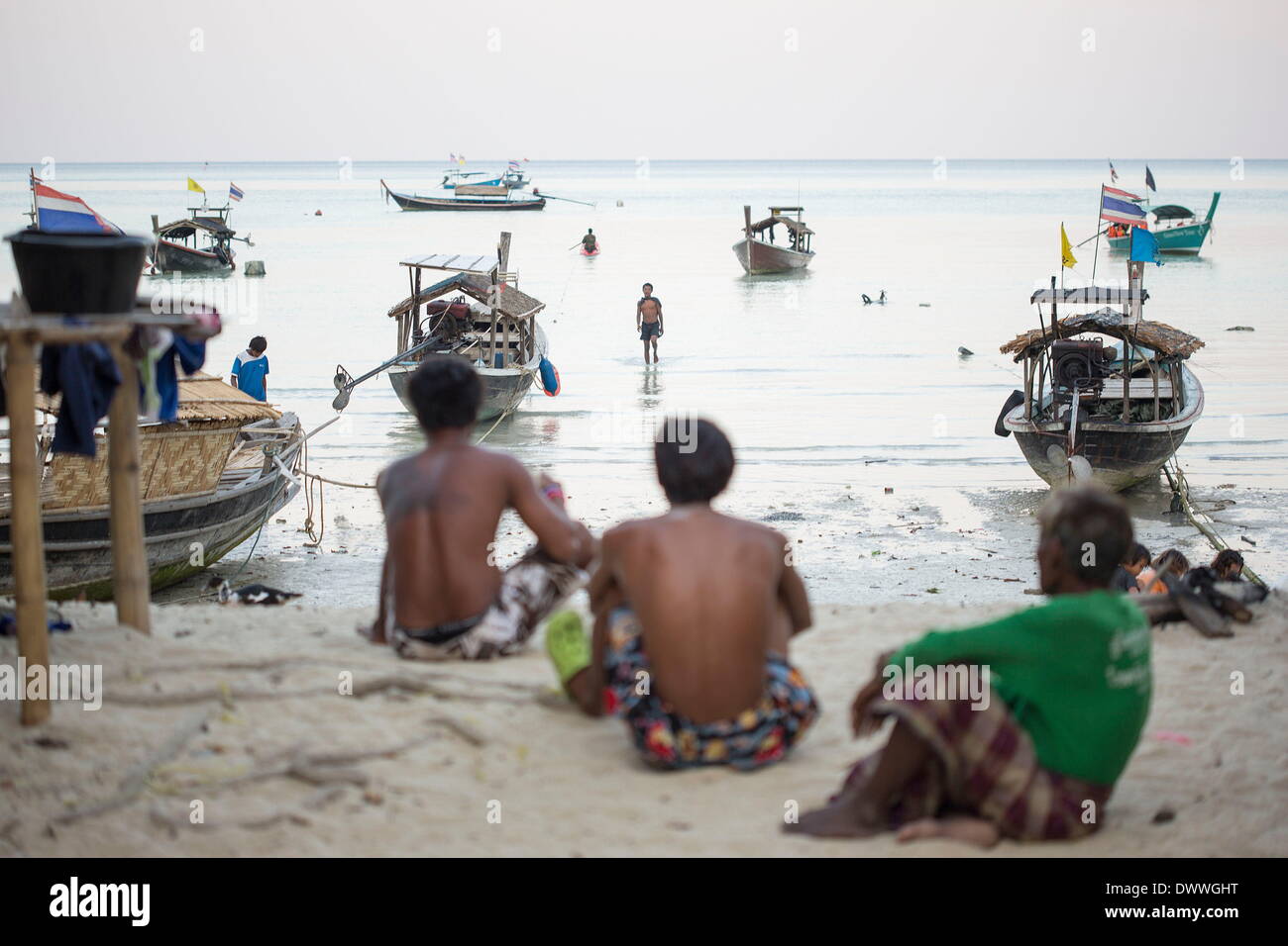 Moken Sea Gypsies In Thailand High Resolution Stock Photography and ...