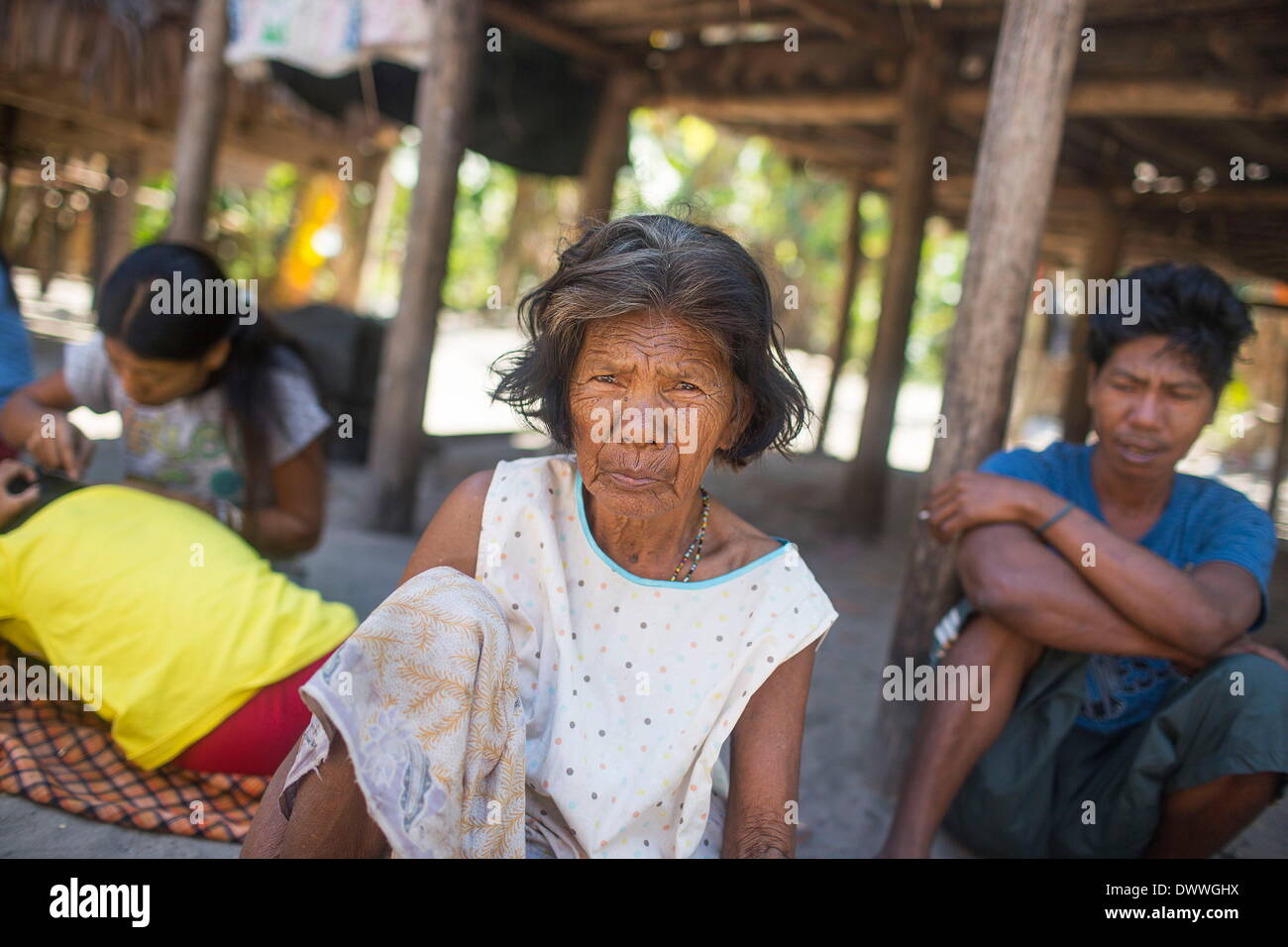 Mar 2, 2014 - Ko Surin, Thailand - A Moken family relaxes in the shade ...
