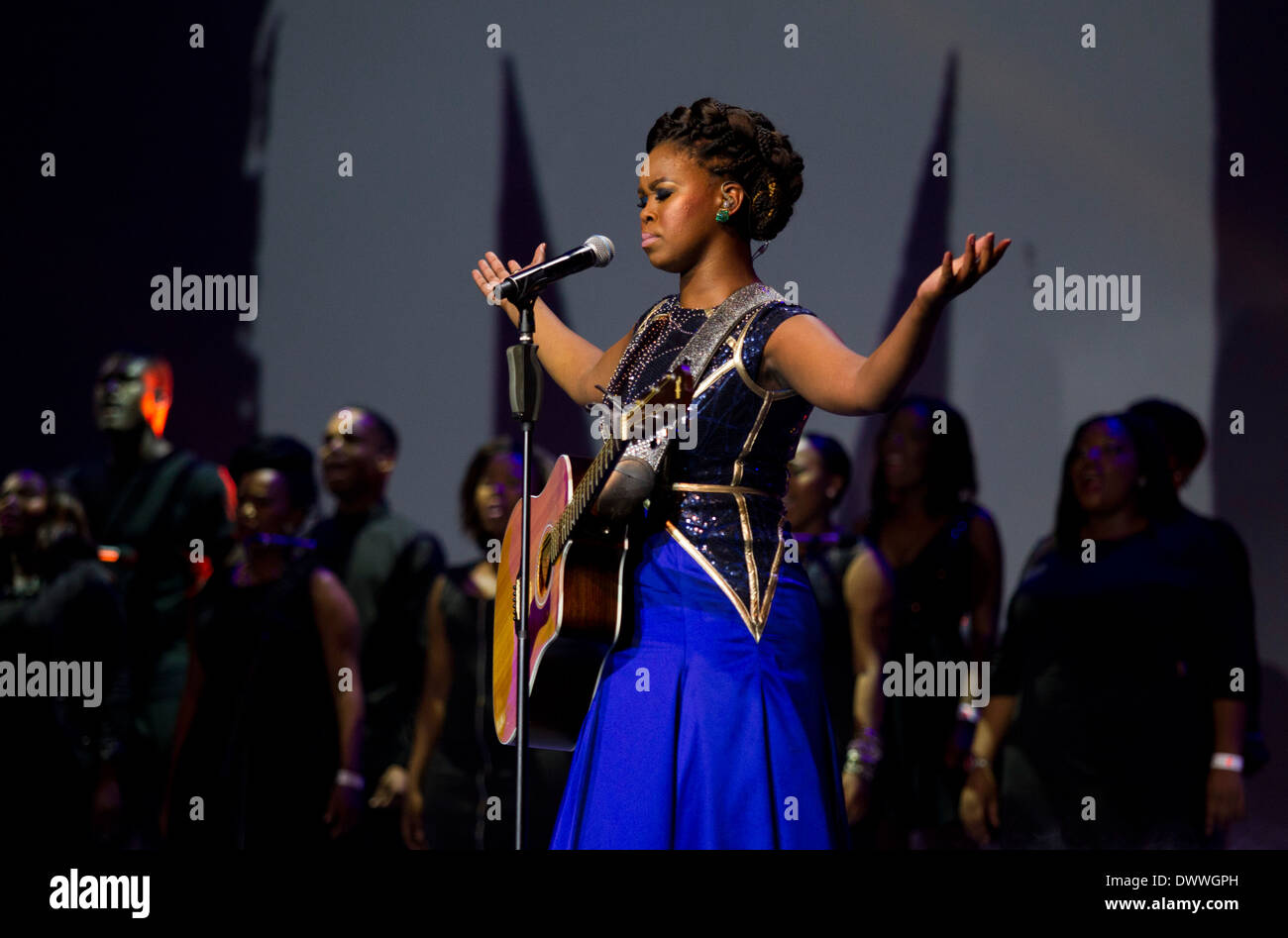 Zahara performs at the Metro Music Awards at the Chief Albert Luthuli ...