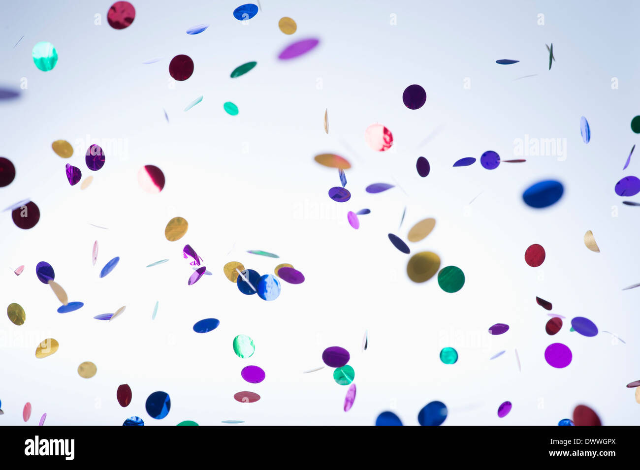 colorful flakes falling Stock Photo - Alamy