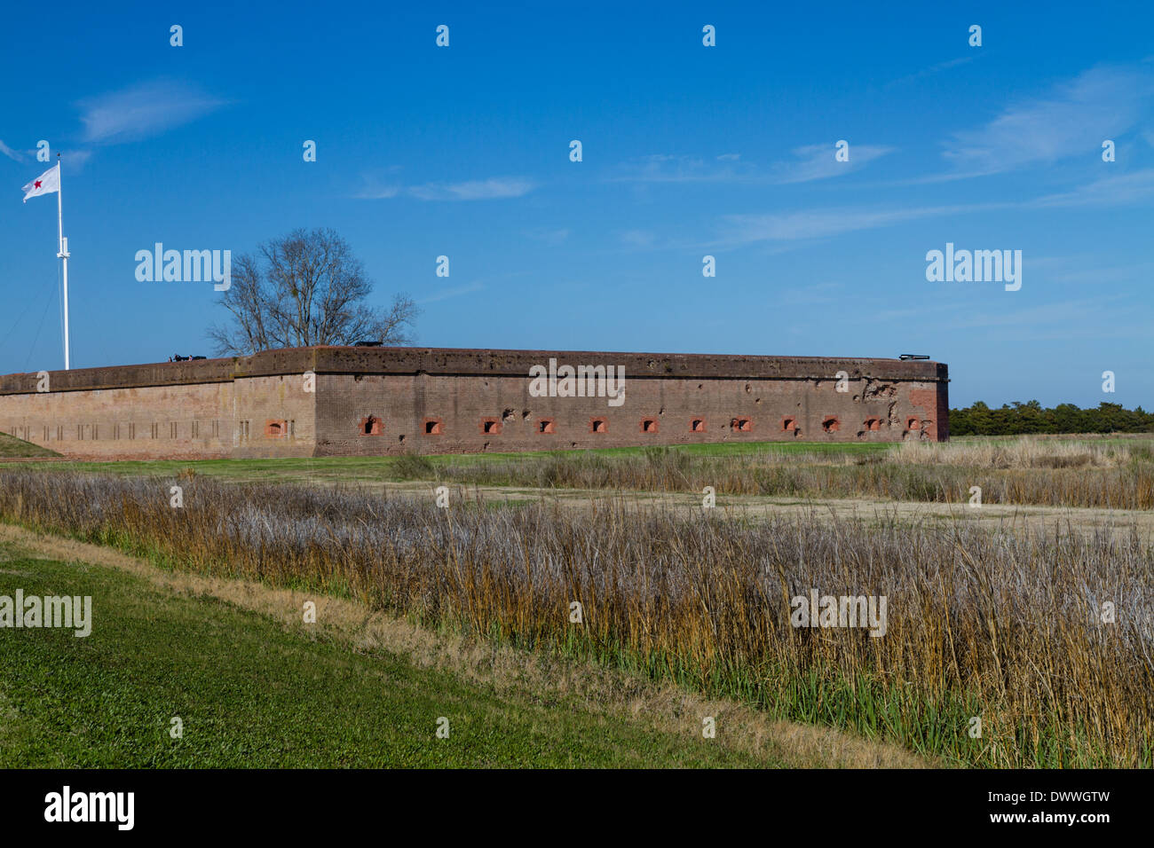 Fort Pulaski National Monument on Cockspur Island, Savannah, Georgia ...