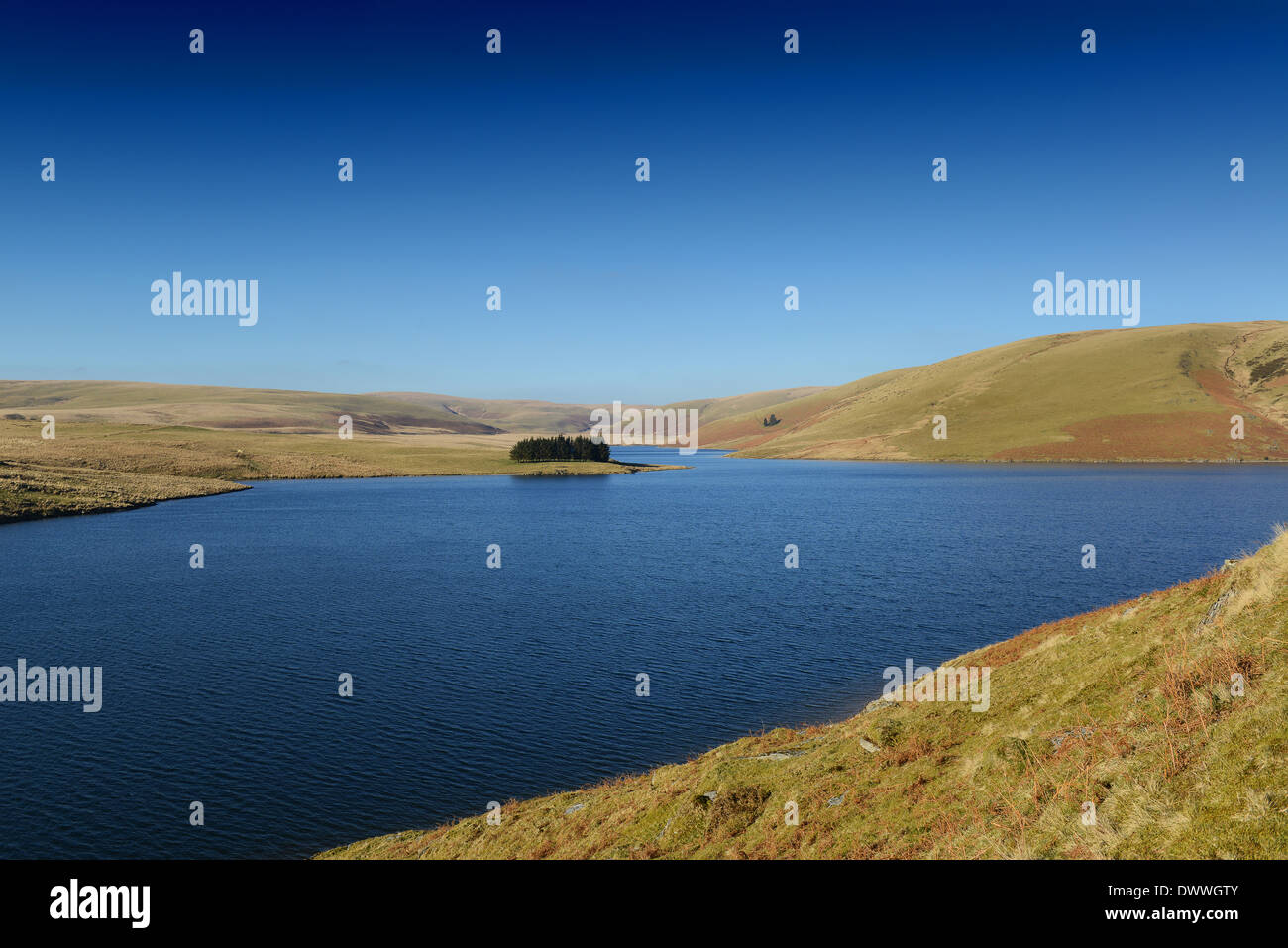 Craig Goch reservoir Elan Valley near Rhayader in Powys Mid Wales Uk ...