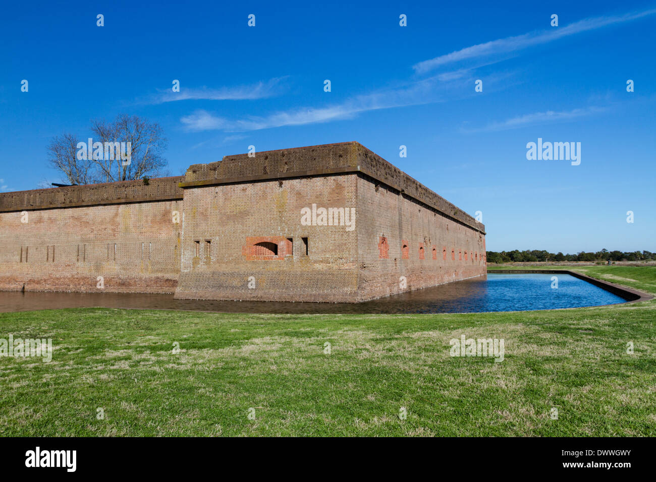 Fort Pulaski National Monument on Cockspur Island, Savannah, Georgia ...