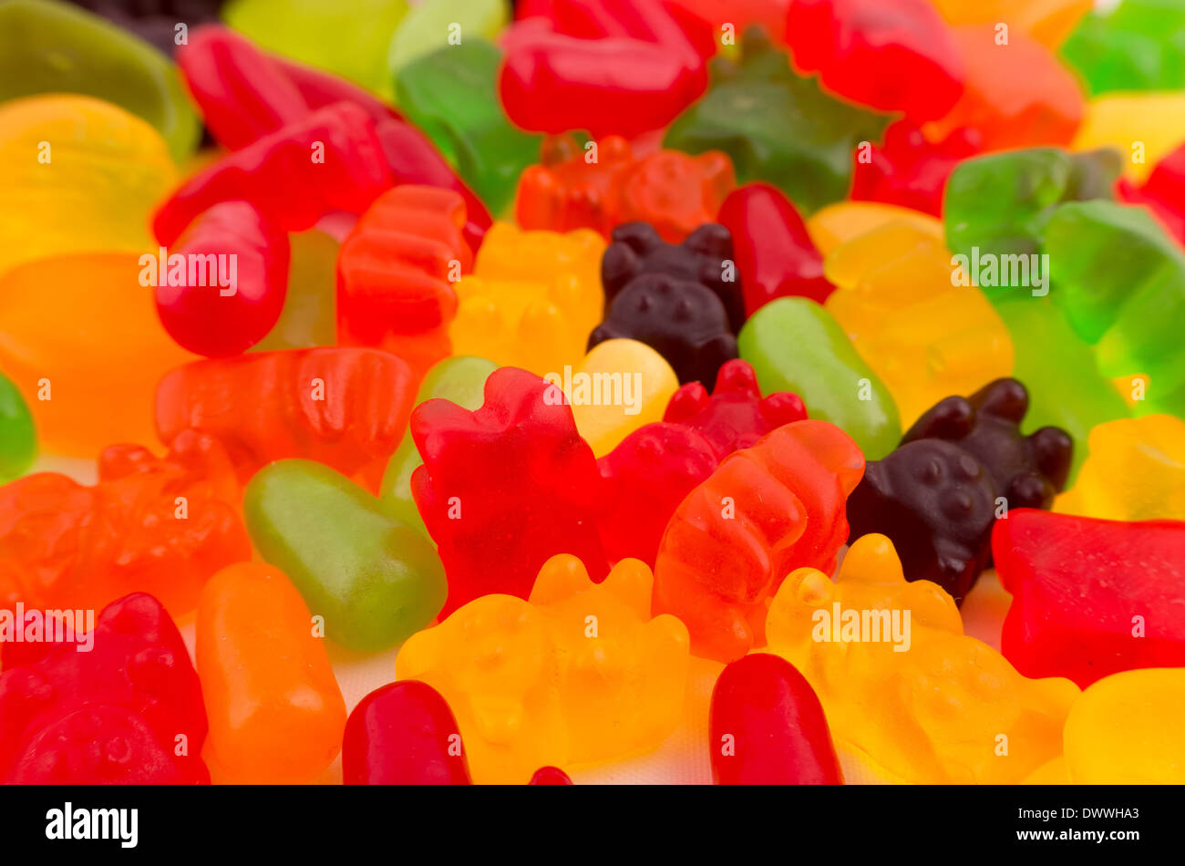 Gummy bears Candy Stock Photo - Alamy