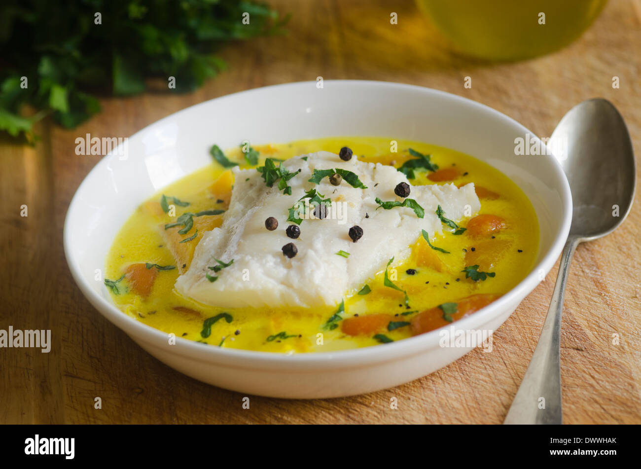 Haddock chowder hi-res stock photography and images - Alamy