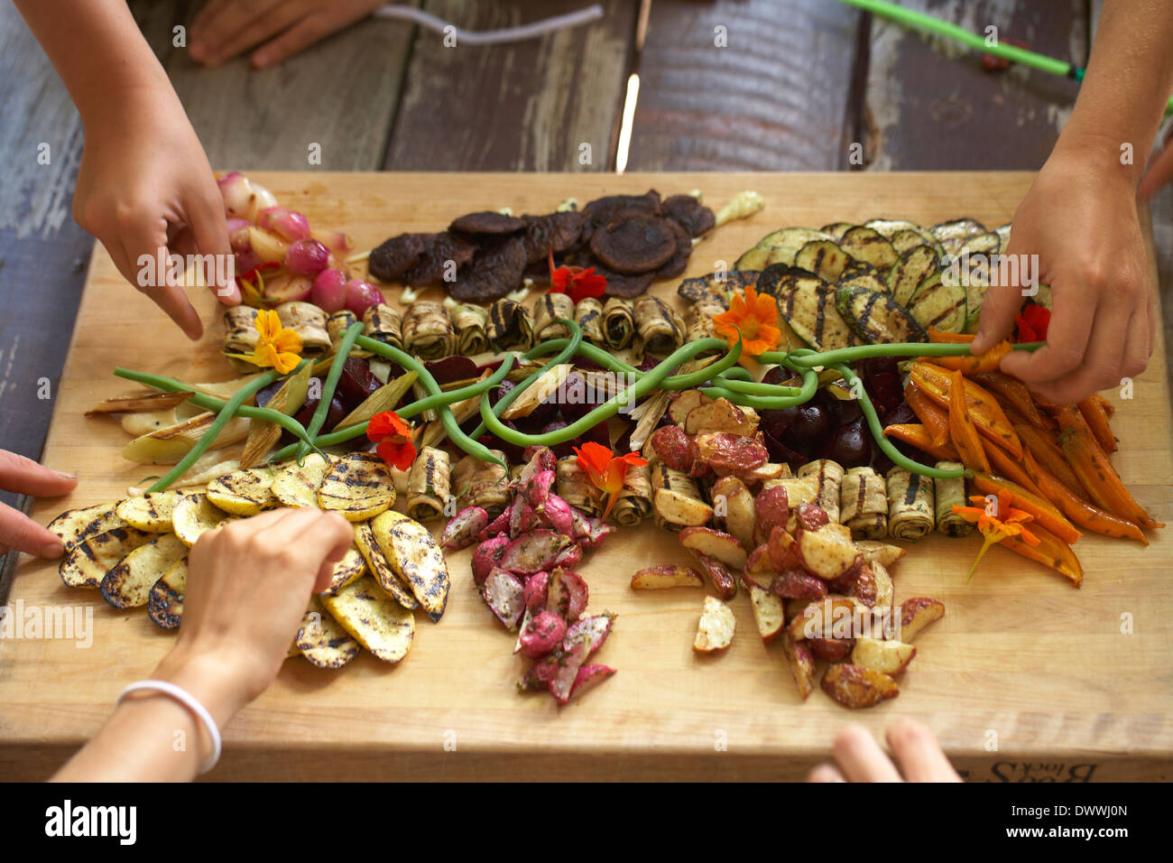 Hand sampling hi-res stock photography and images - Alamy