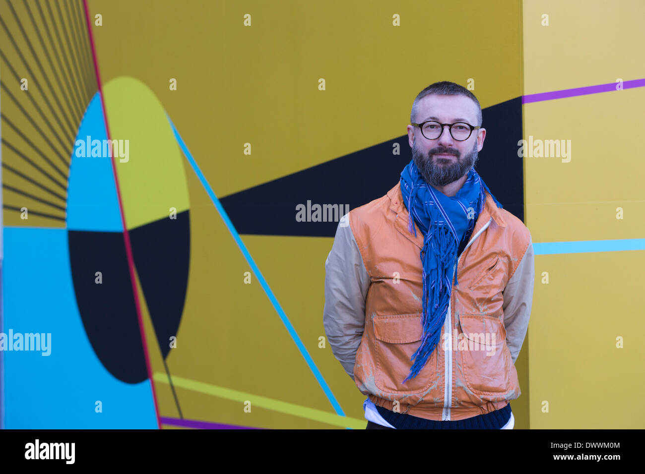 Art installation by German artist Lothar Götz at the Art14 art fair ...