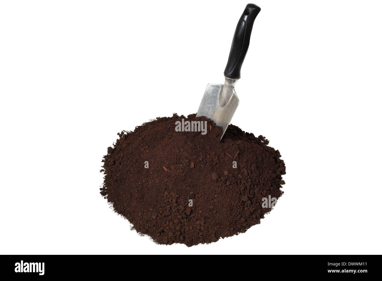 Trowel and soil Stock Photo - Alamy