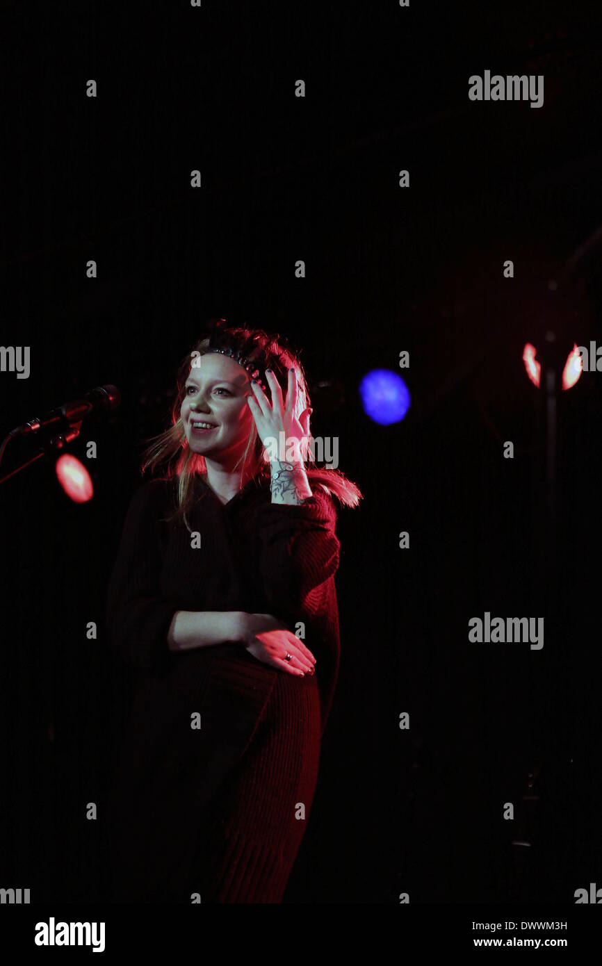 Frankfurt, Germany. 13th Mar, 2014. Norwegian singer-songwriter Maria ...