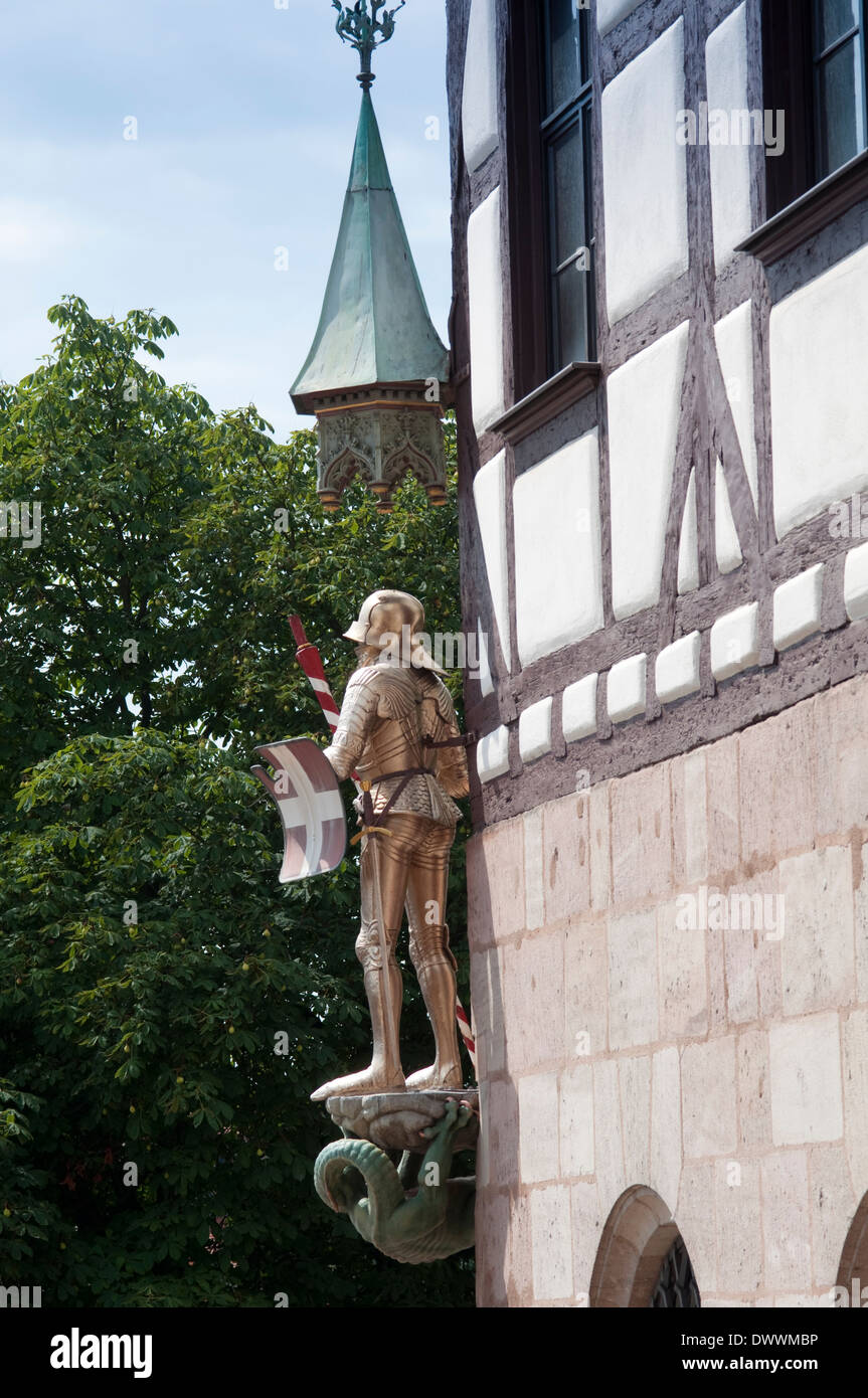 Saint george defeating the dragon hi-res stock photography and images ...