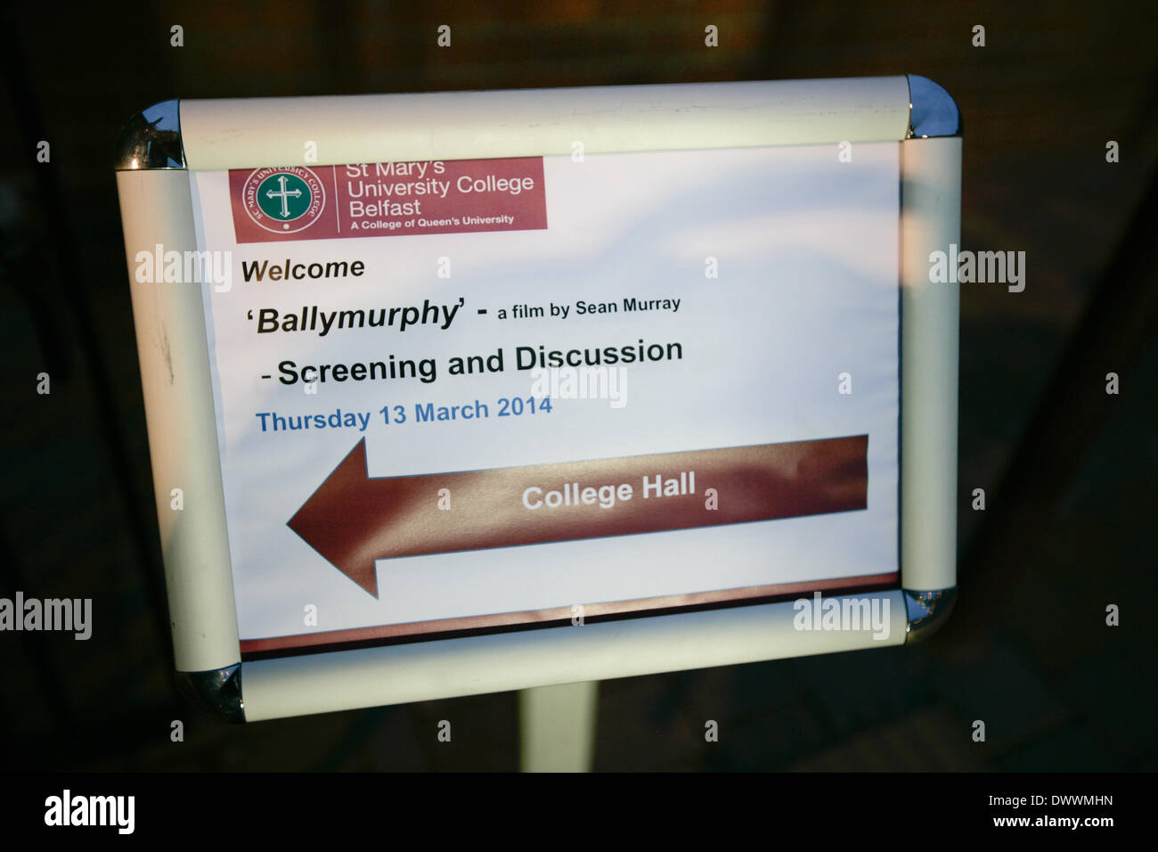 Belfast,UK 13 march 2014 The Premiere of Ballymurphy is screened in St ...