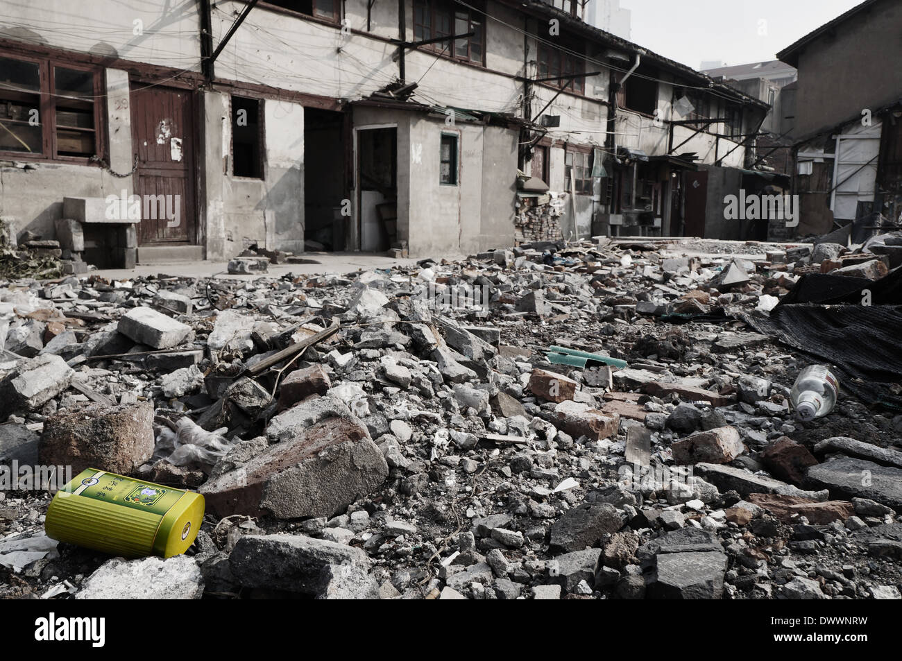 Urban decay in Shanghai, China Stock Photo - Alamy