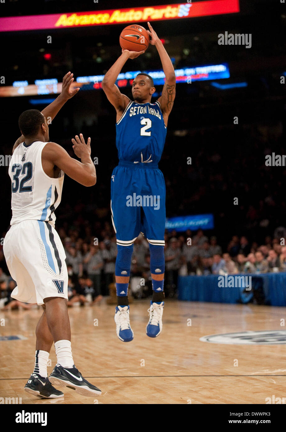 New York, New York, USA. 13th Mar, 2014. Seton Hall's forward Brandon ...