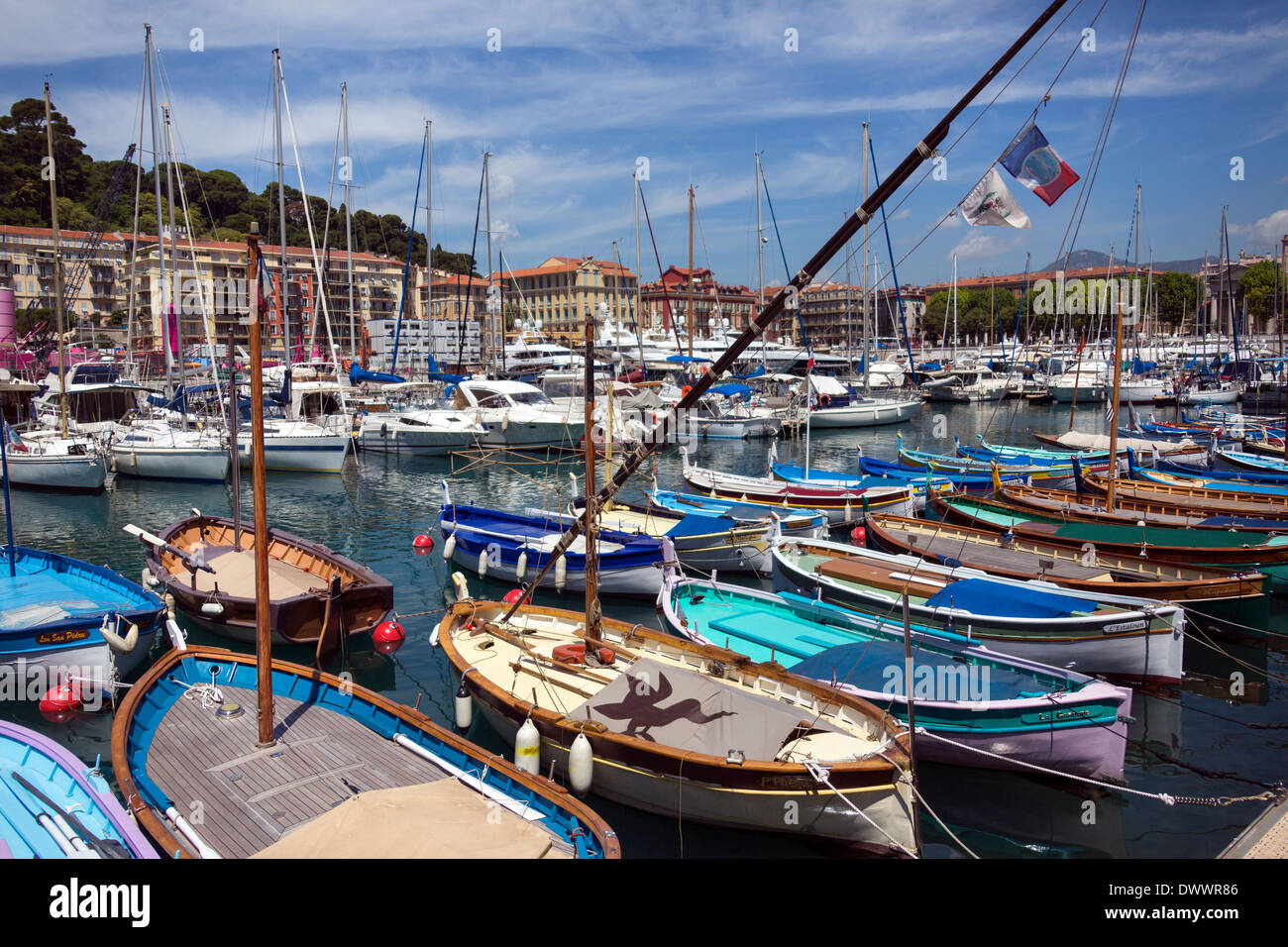Nice harbor france hi-res stock photography and images - Alamy