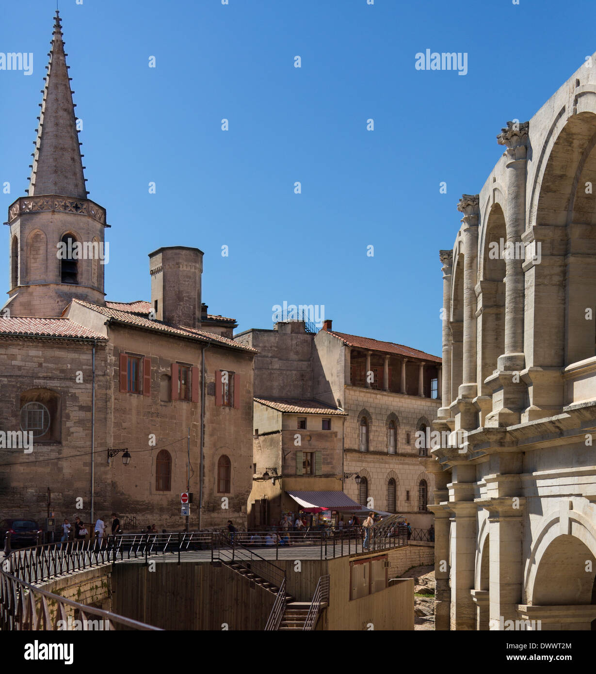 The amphitheater of arles hi-res stock photography and images - Alamy