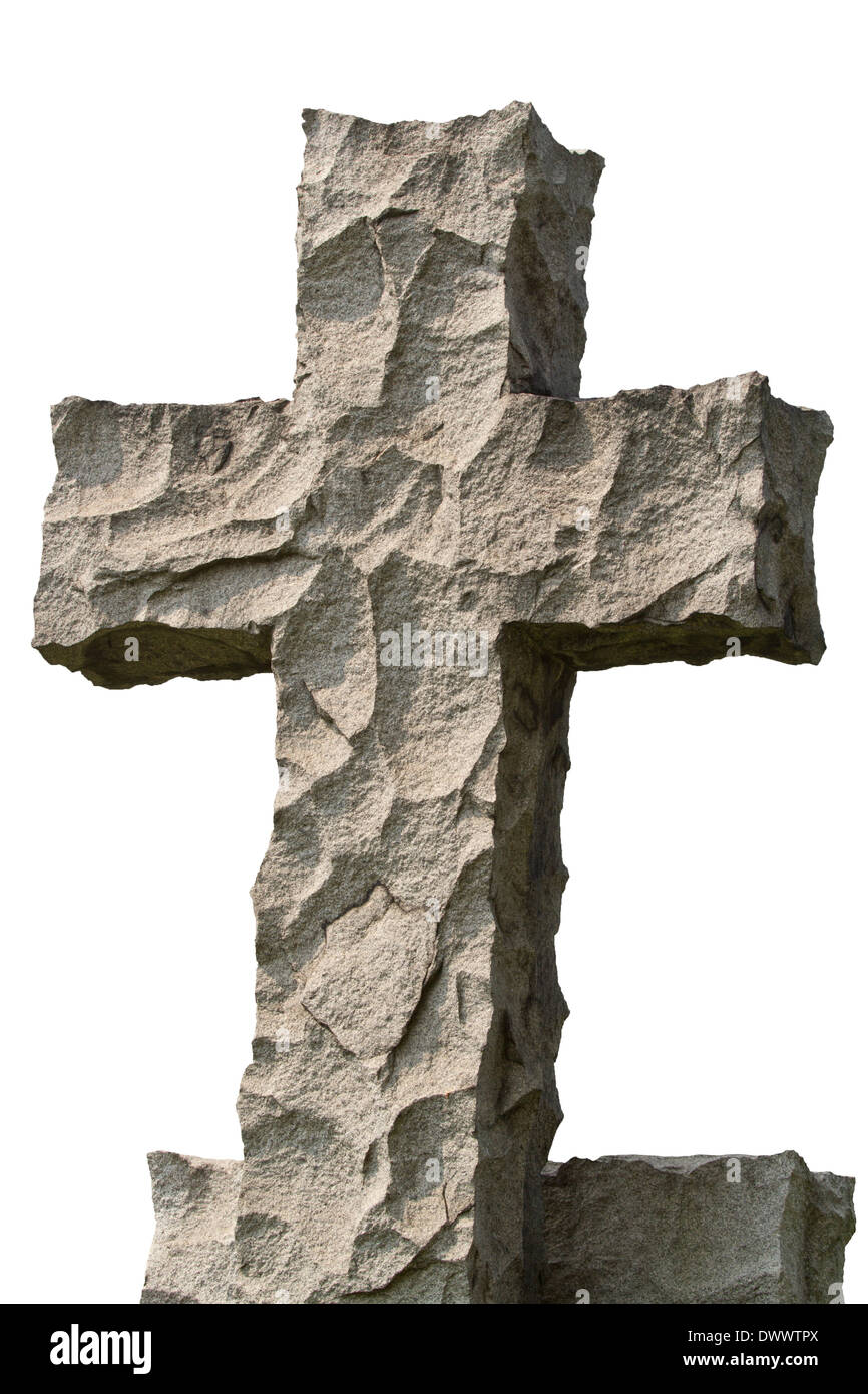Rough cross on a graveyard Stock Photo - Alamy