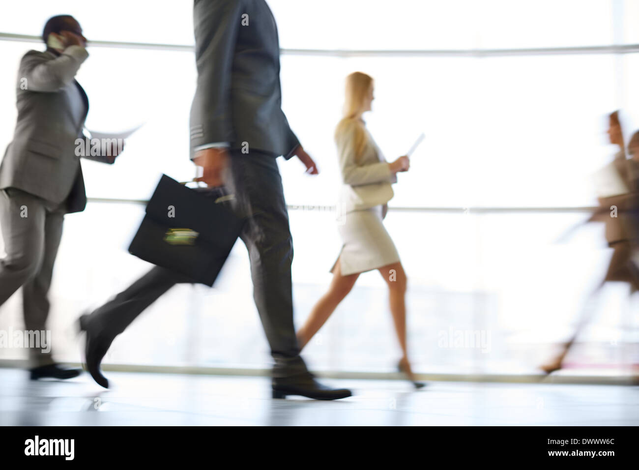 White collar worker going work hi-res stock photography and images - Alamy