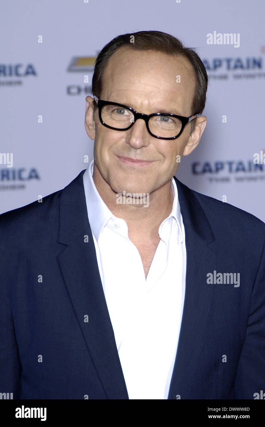 Los Angeles, CA, USA. 13th Mar, 2014. Clark Gregg at arrivals for ...