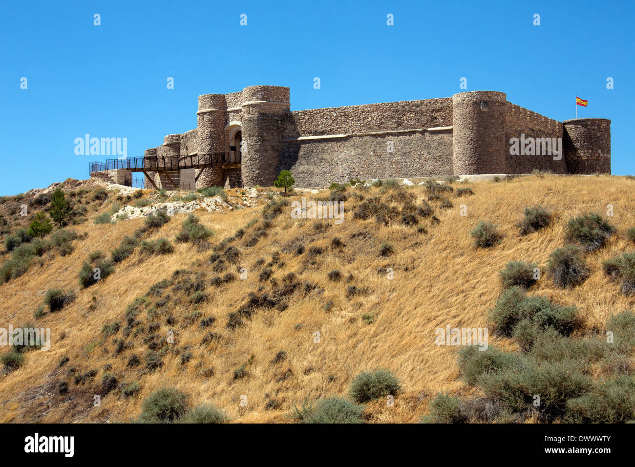 Chinchilla de Monte Argon Castle in the La Mancha region of central ...