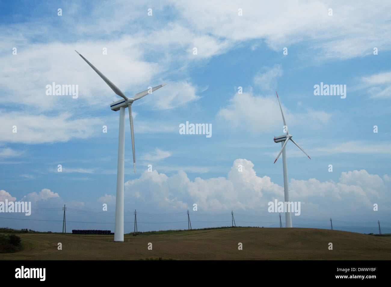 Wind farm, Akita, Japan Stock Photo - Alamy