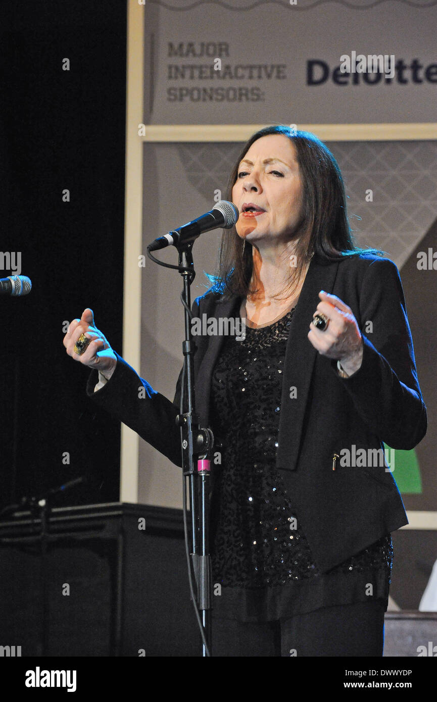 Austin, Texas, USA. 12th Mar, 2014. Lou Ann Barton performs at the ...