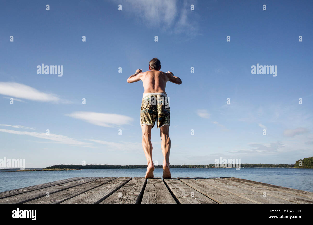 Diving board to sea hi-res stock photography and images - Alamy