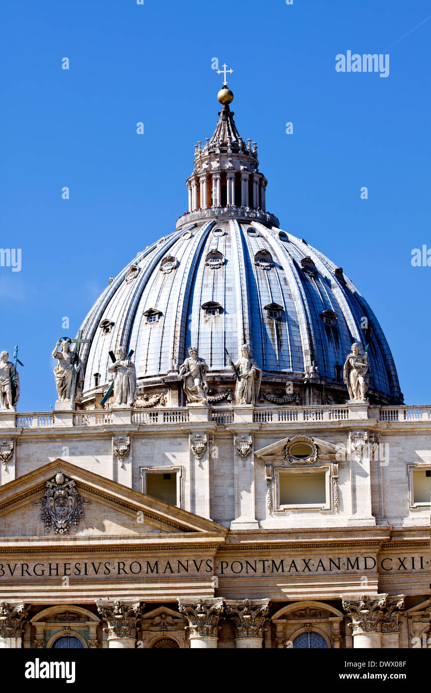 St. Peter's Basilica, Saint Peter cathedral. Vatican City Stock Photo ...