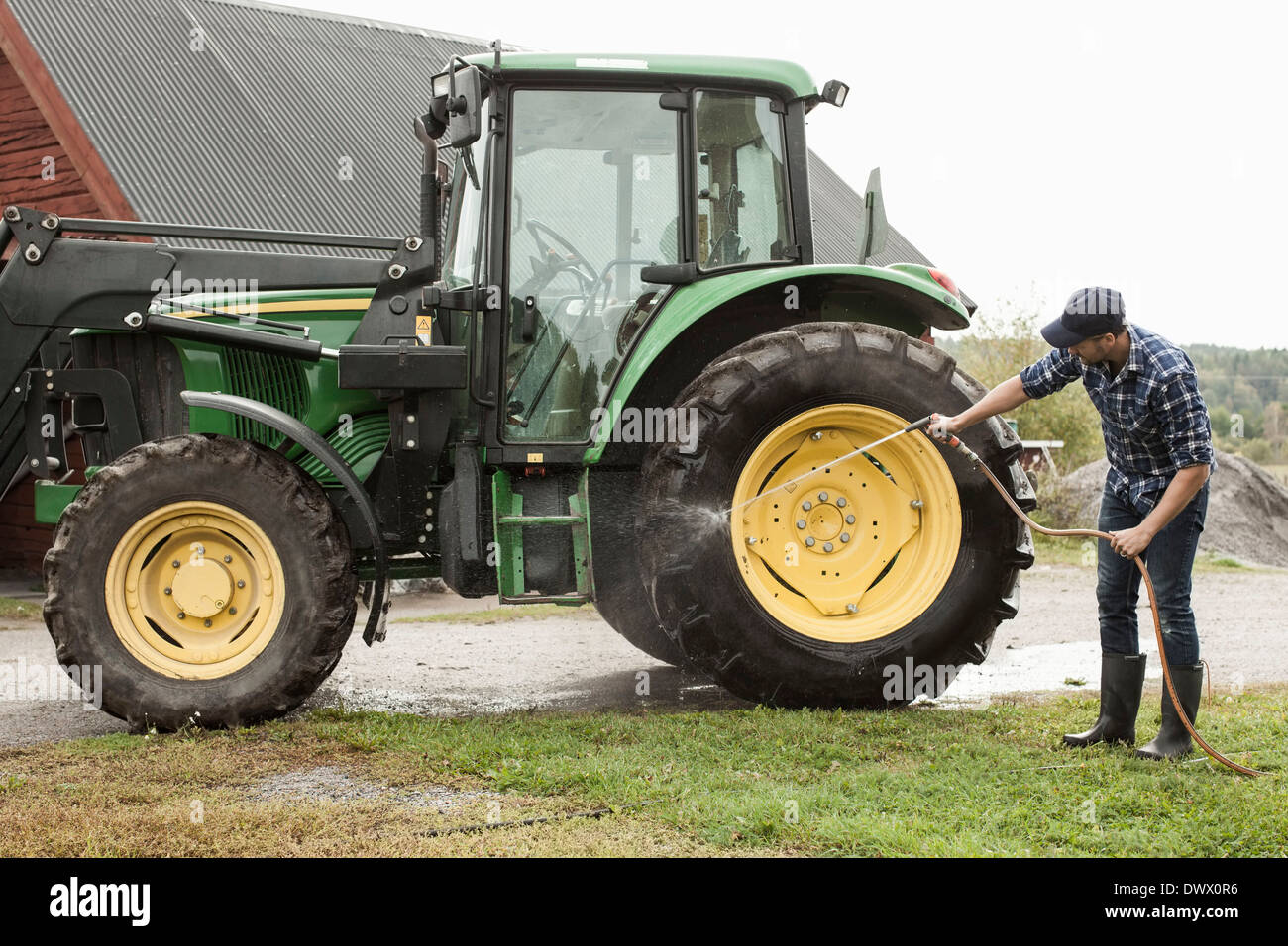 Washing Tractor High Resolution Stock Photography and Images - Alamy