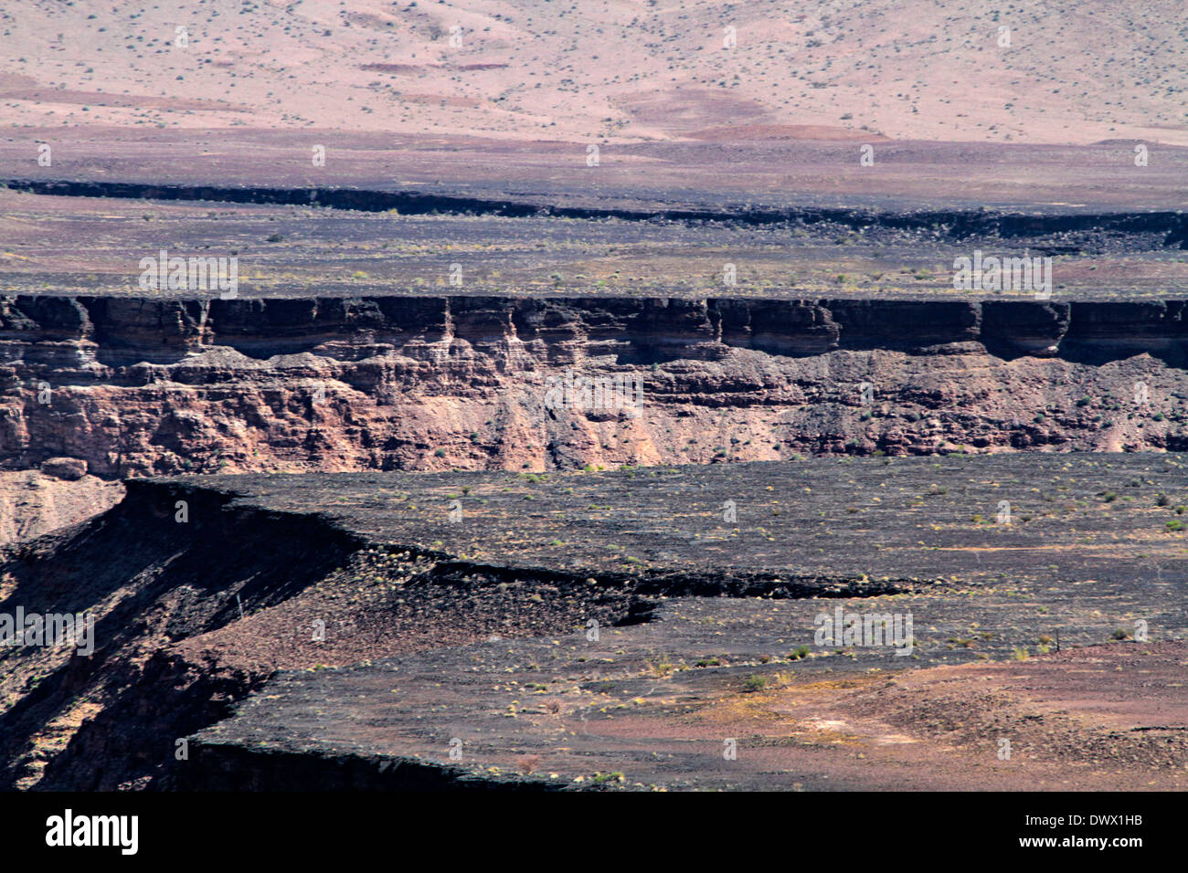 The Fish River Canyon levels Stock Photo - Alamy
