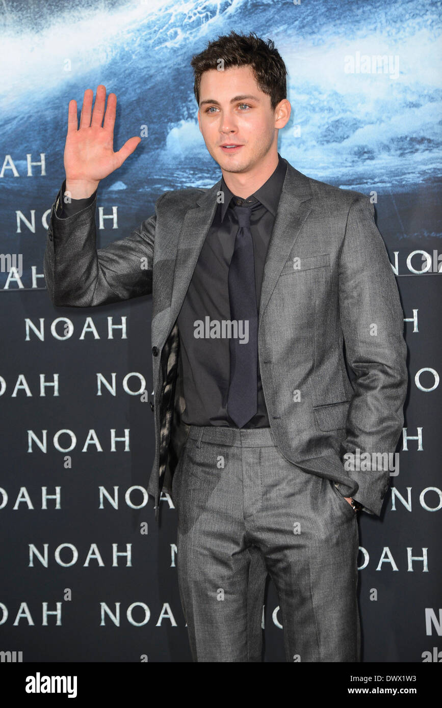 Berlin, Germany. 13th Mar, 2014. Actor Logan Lerman Germany premiere of ...