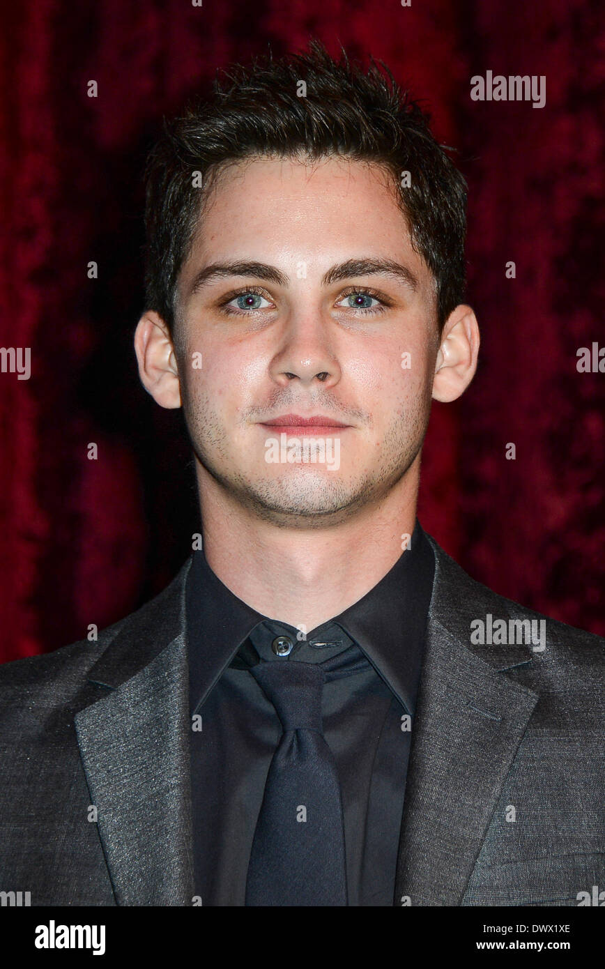 Berlin, Germany. 13th Mar, 2014. Actor Logan Lerman Germany premiere of ...