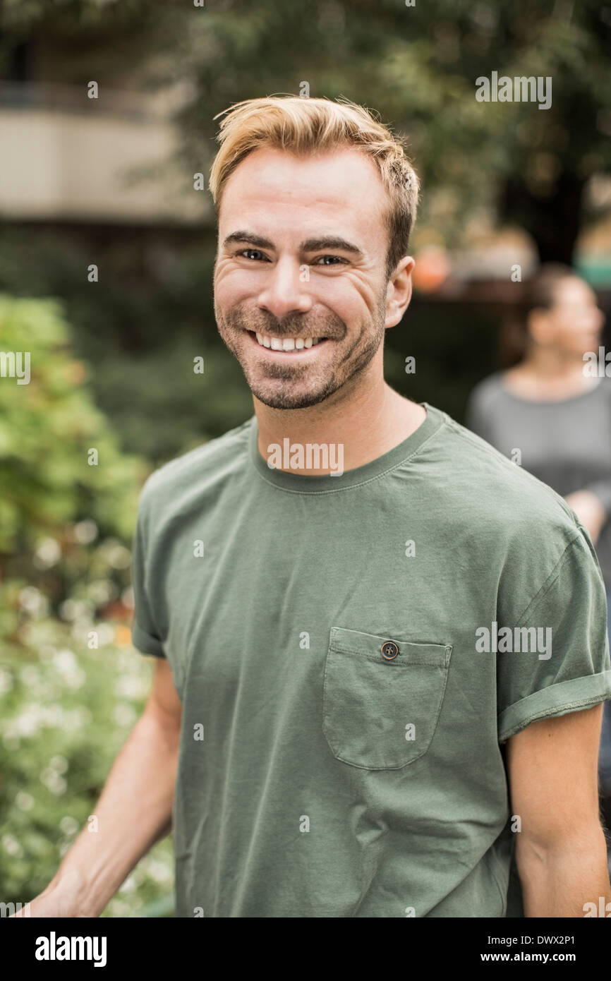 Man happy smile in hi-res stock photography and images - Alamy