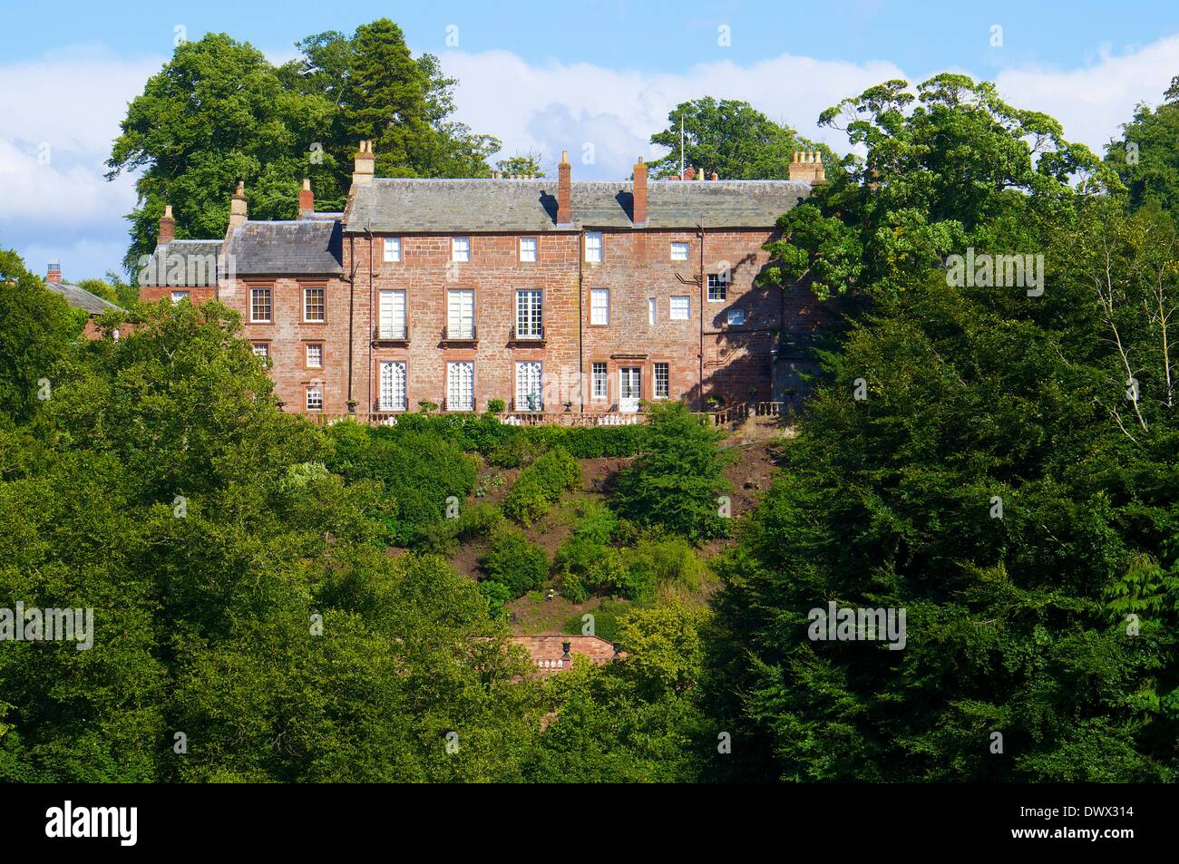 Corby Castle owned by the late Dr Edward Haughey, Baron Ballyedmond ...