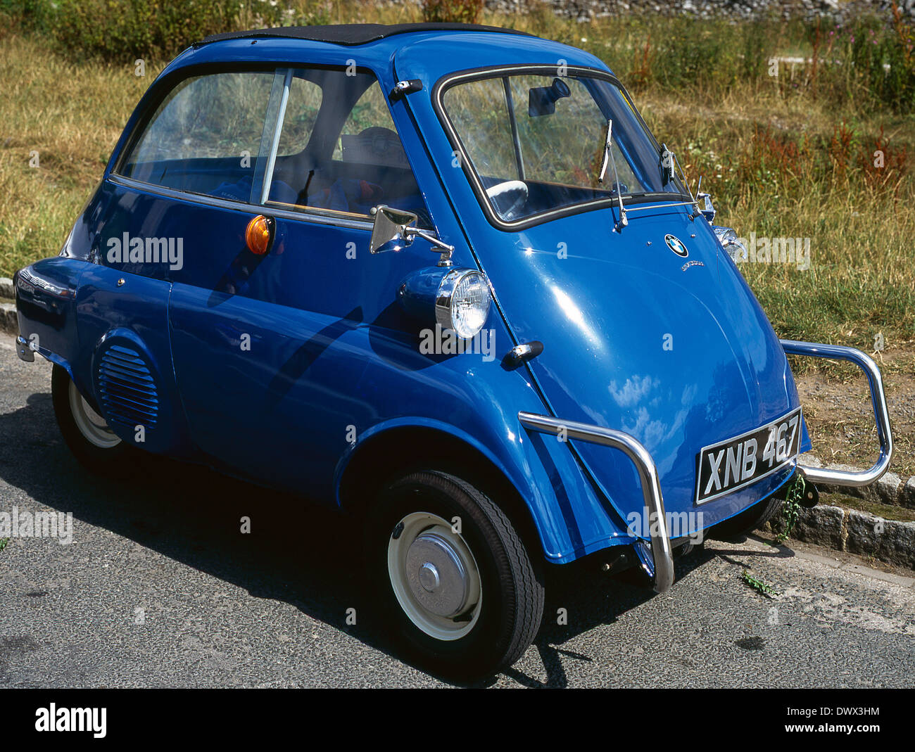 BMW Isetta Bubble car with sunroof, made under licence Stock Photo - Alamy