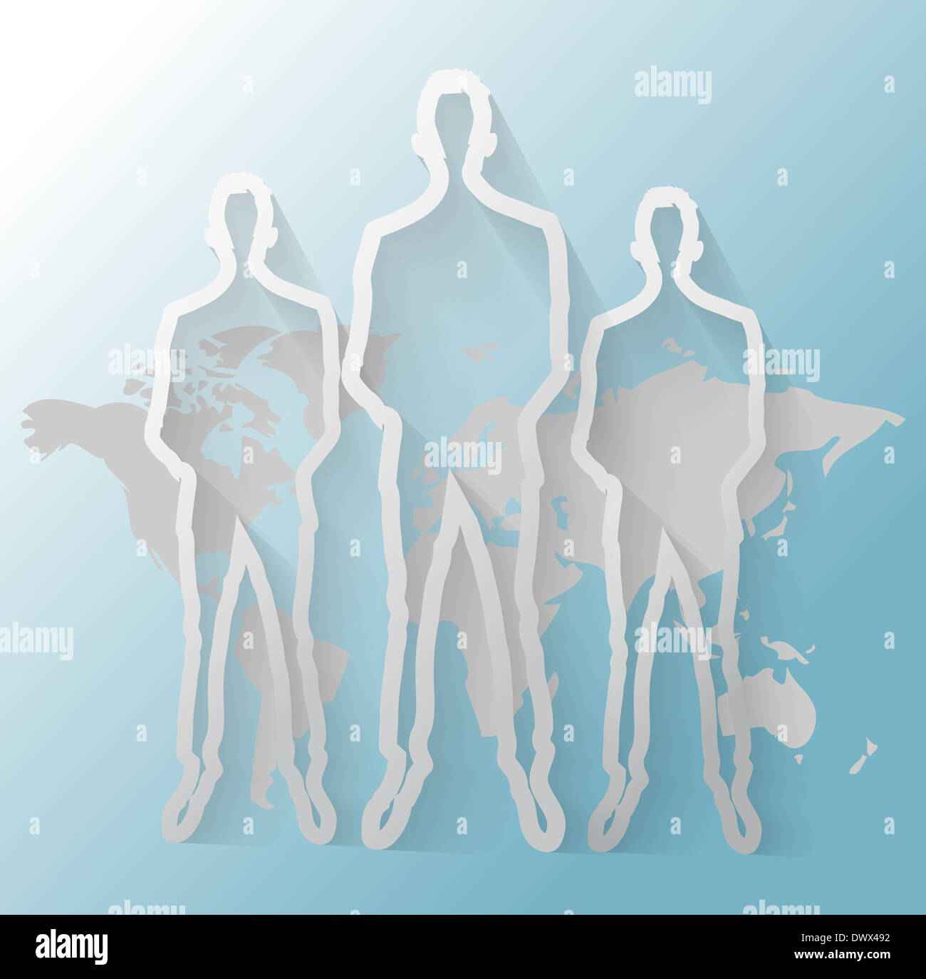 Networking group illustration hi-res stock photography and images - Alamy