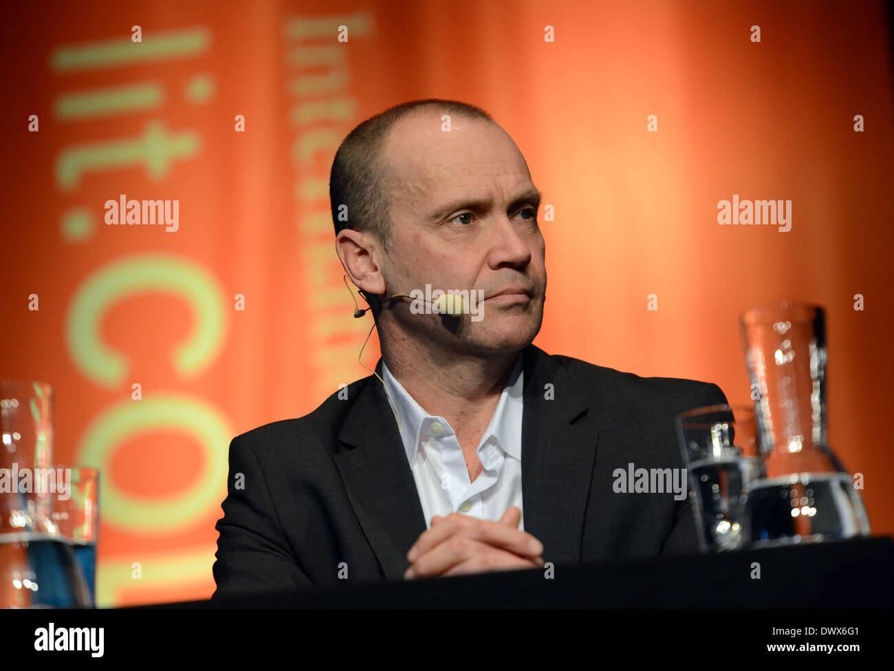 Cologne, Germany. 13th Mar, 2014. British author Simon Beckett during a ...