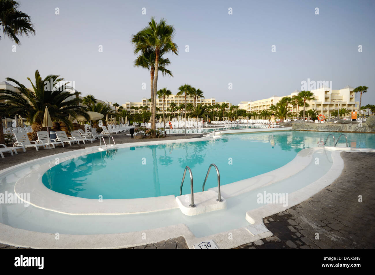 Very nice swimming pool at a hotle resort Stock Photo - Alamy