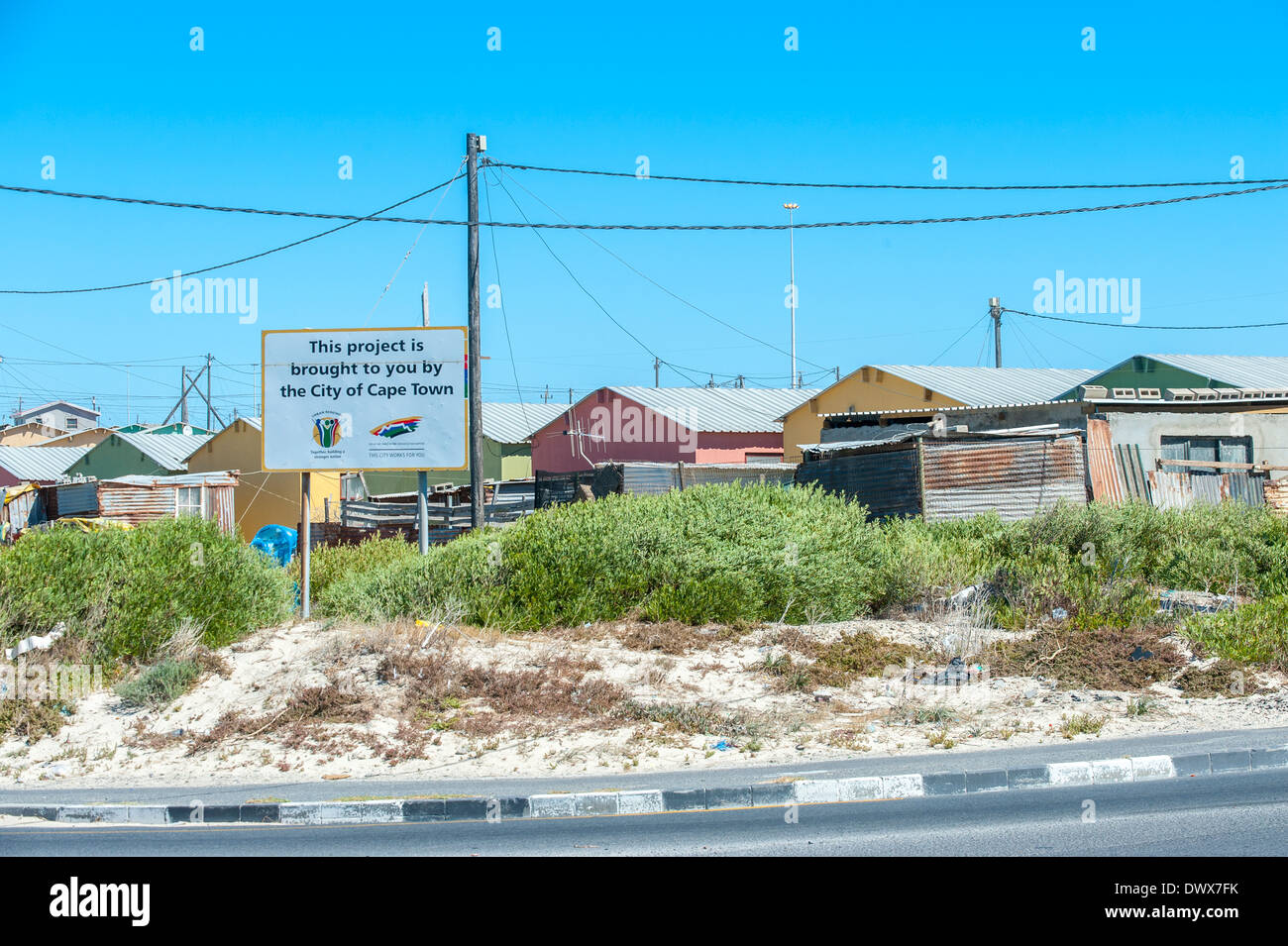 Housing project in Khayelitsha, Cape Town, Western Cape, South Africa ...