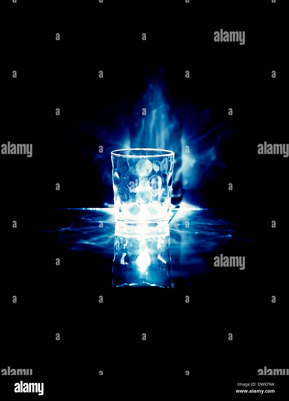 Light in the Glass Stock Photo - Alamy