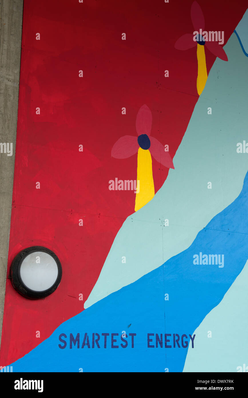 Smartest energy graffiti Stock Photo - Alamy