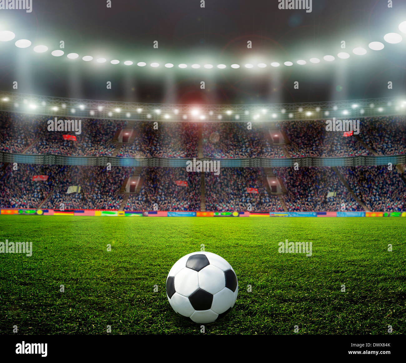 the beginning of a football match Stock Photo - Alamy