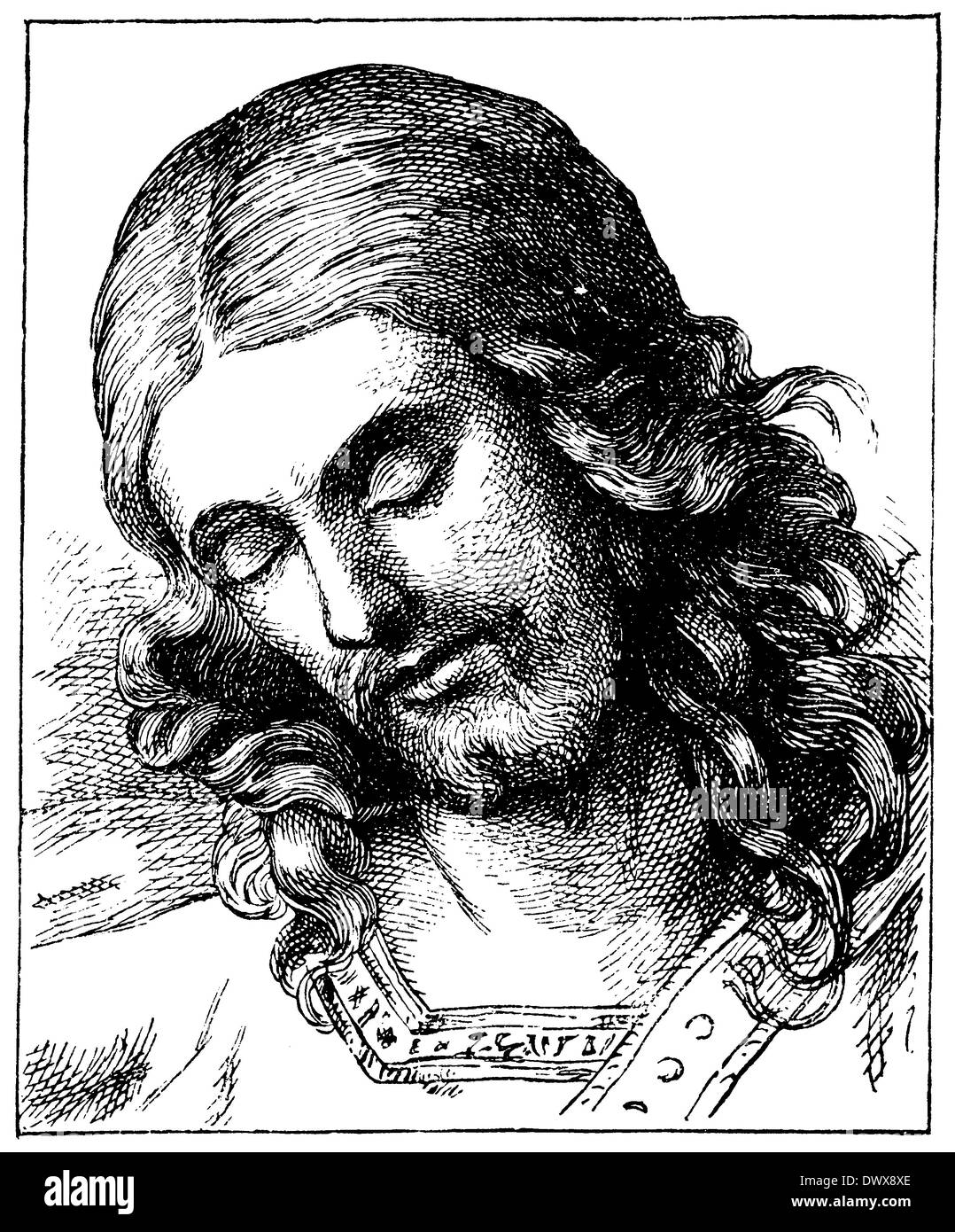 Woodcut of christ hi-res stock photography and images - Alamy