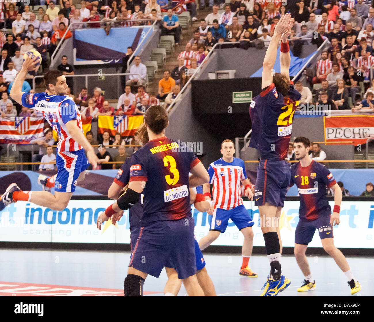 1/4 final EHF cup Atletico Madrid Handball - FC Barcelona, Palacio ...