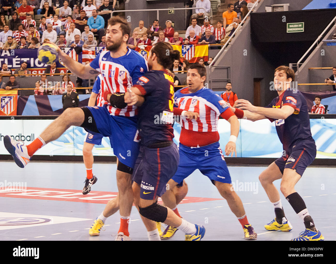 1/4 final EHF cup Atletico Madrid Handball - FC Barcelona, Palacio ...