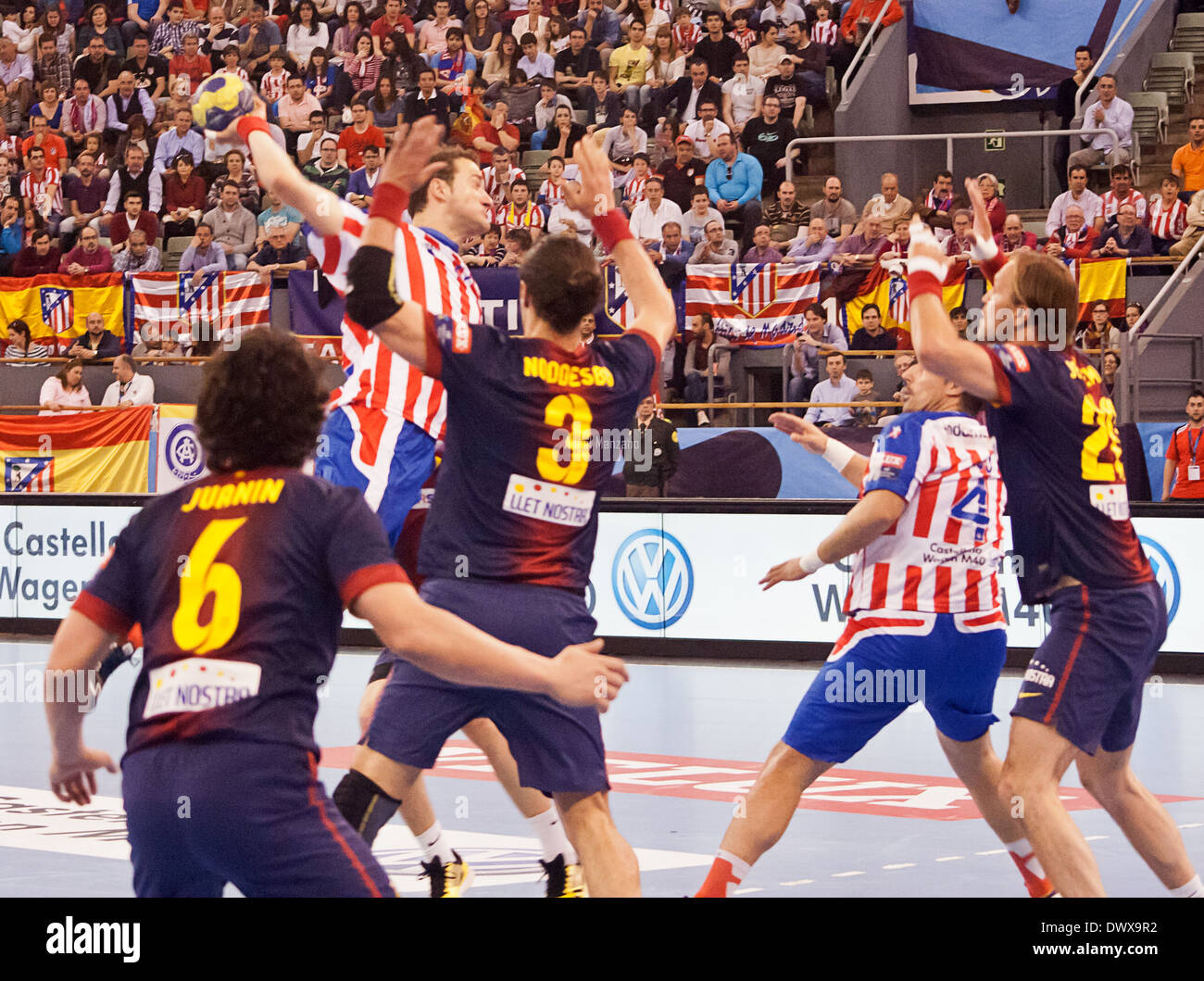1/4 final EHF cup Atletico Madrid Handball - FC Barcelona, Palacio ...