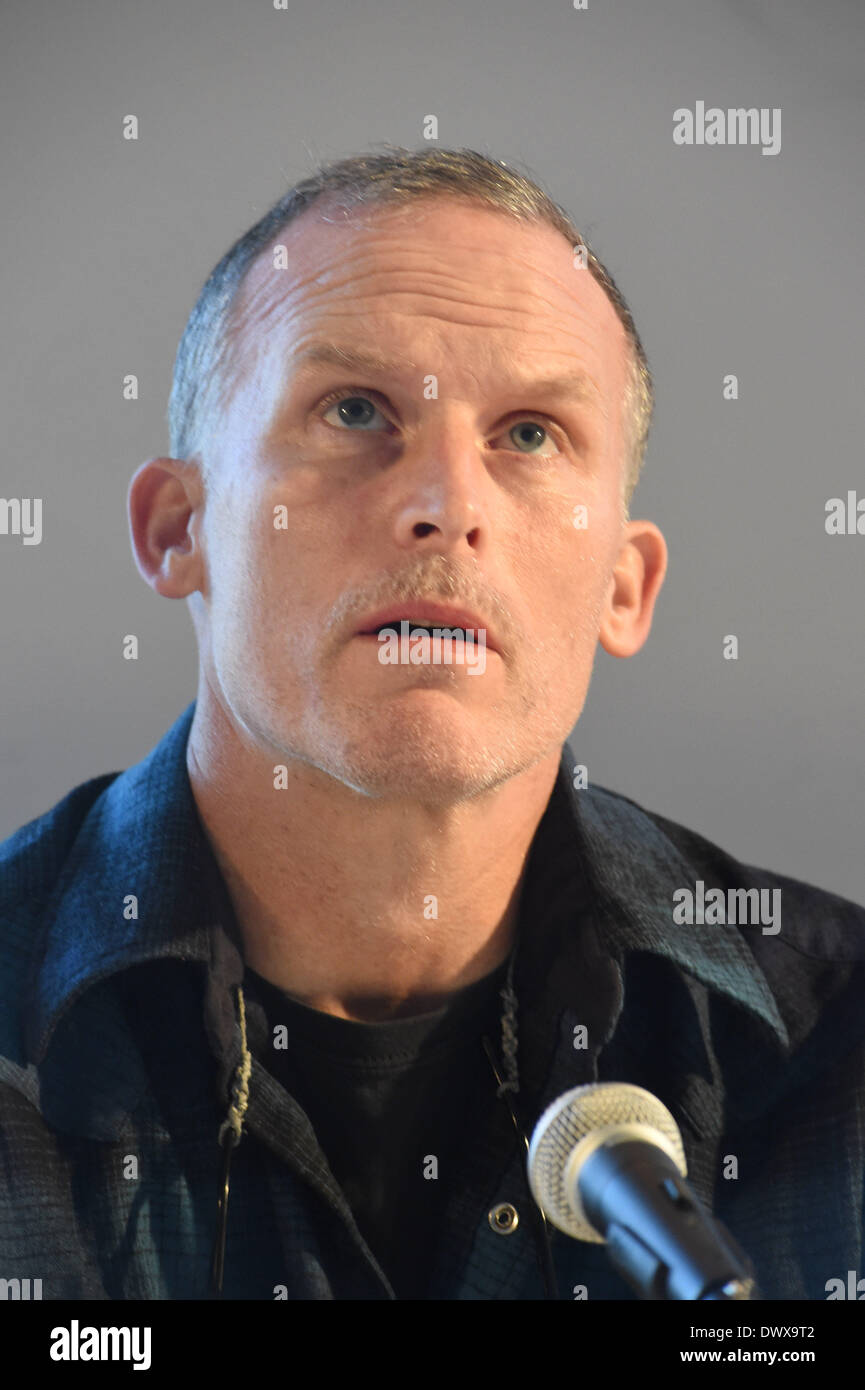 Berlin, Germany. 14th Mar, 2014. US American artist Matthew Barney ...